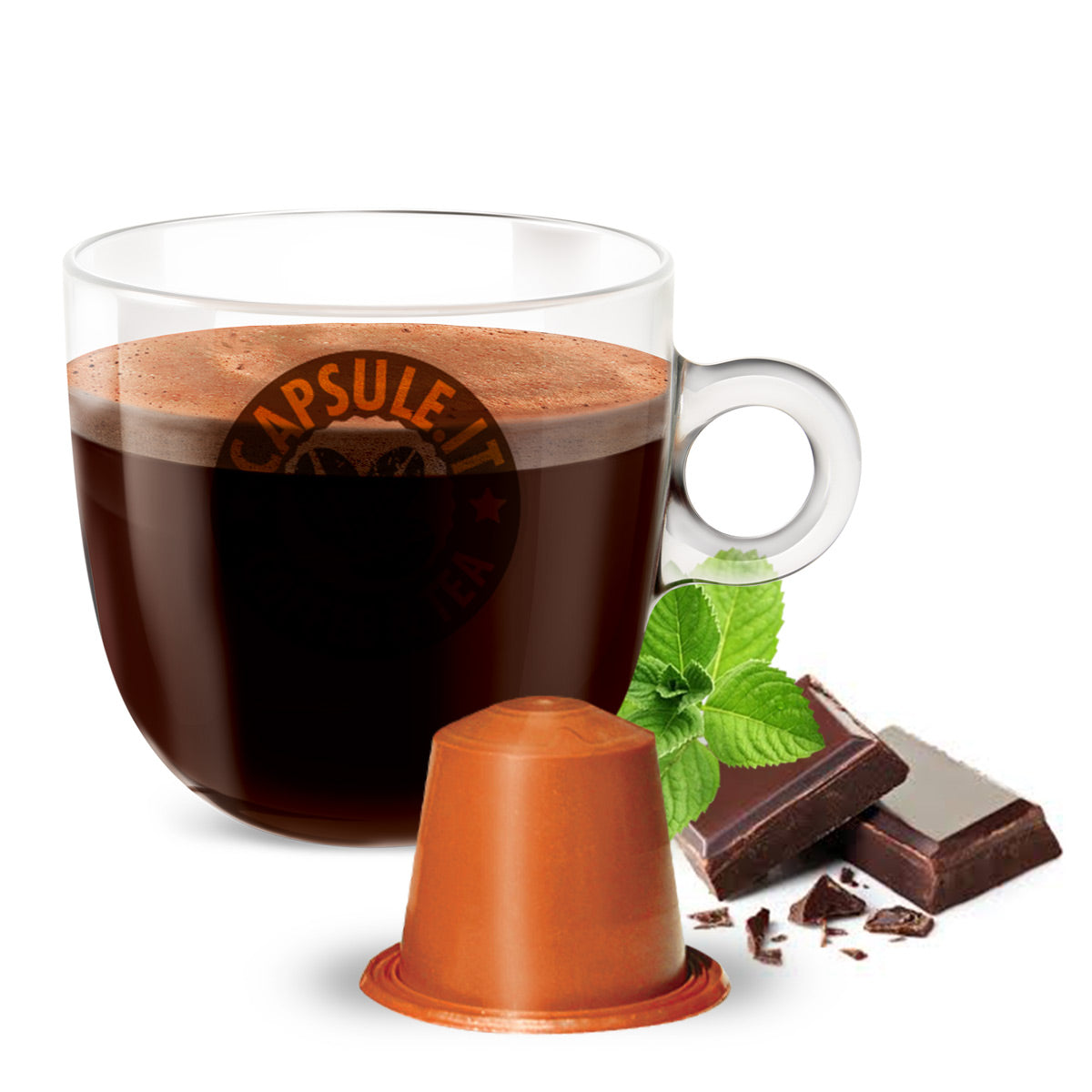 Bevanda Cioccolato e menta in capsule compatibili Nespresso® al miglior ...