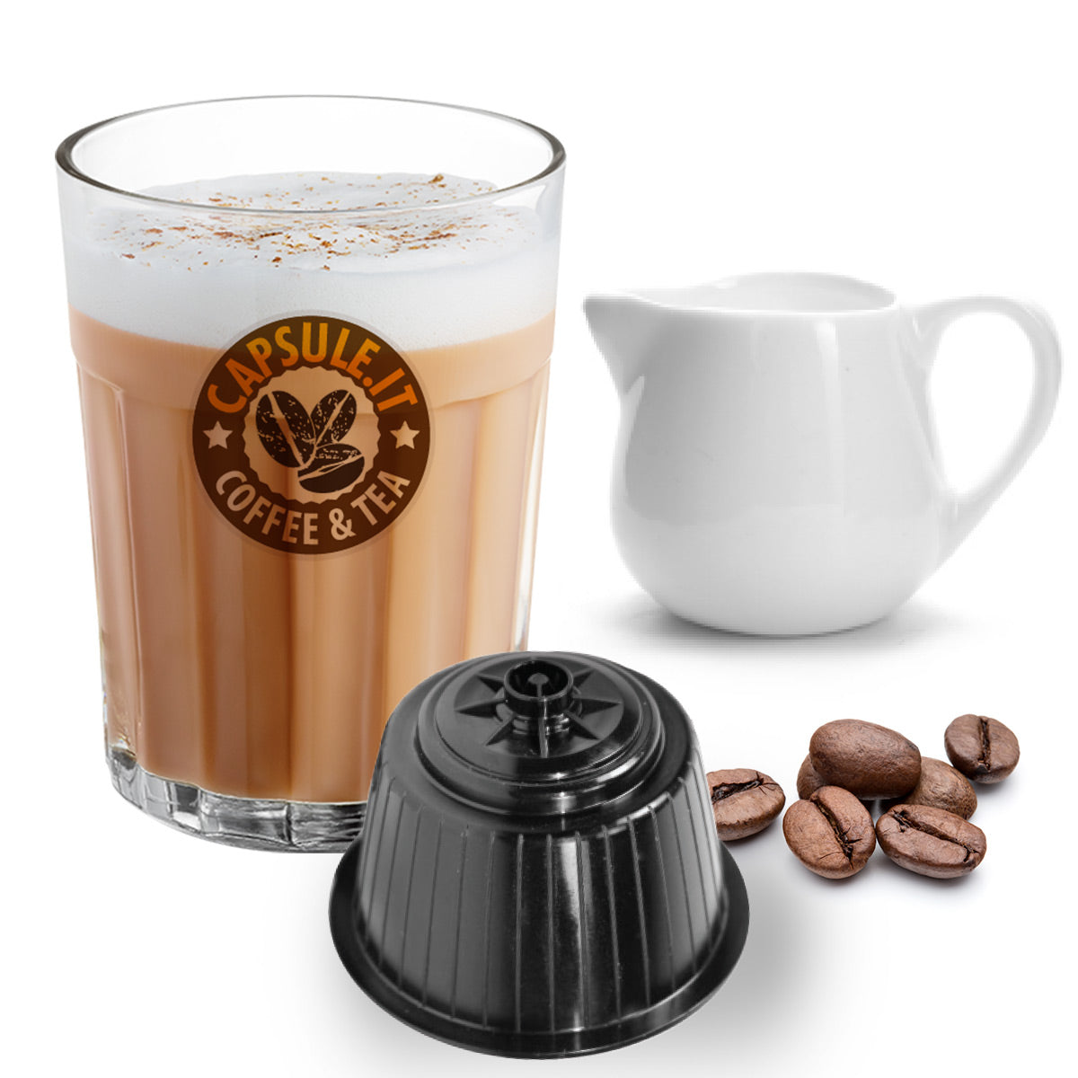 Bevanda al Caffe Latte in capsule compatibili con Sistema Nescafè ...